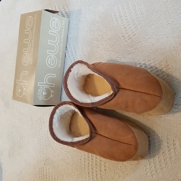 Acorn | Shoes | Vintage Mens Acorn Suede Sheepskin Slipper | Poshmark